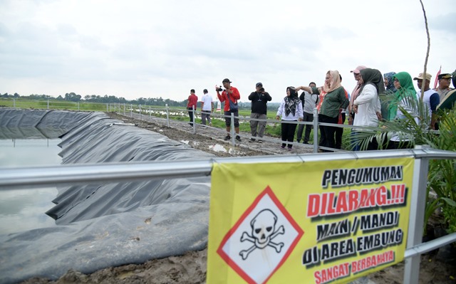 Resmikan Embung Geomembran, Mbak Ita Ingin Kecamatan Tugu Jadi ...